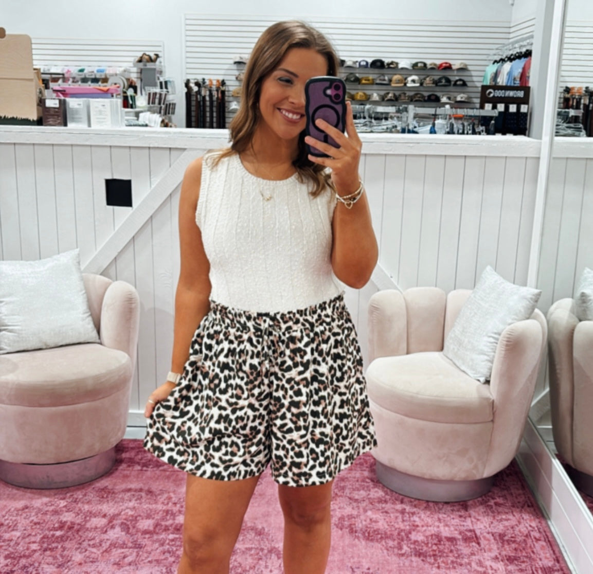 LENNIE LEOPARD SHORTS (PLUS) – Holt & Company, LLC