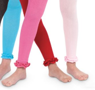 RUFFLE FOOTLESS TIGHTS – Holt & Company, LLC